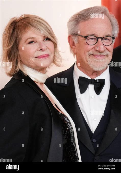 Los Angeles Usa 12th Mar 2023 Kate Capshaw And Steven Spielberg
