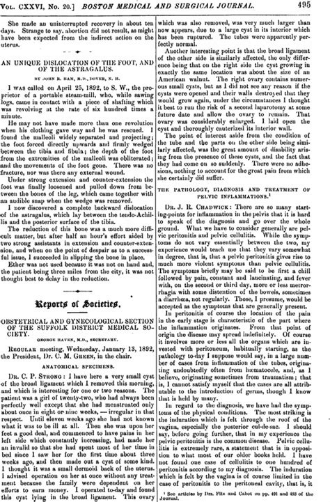 An Unique Dislocation Of The Foot And Of The Astragalus The Boston