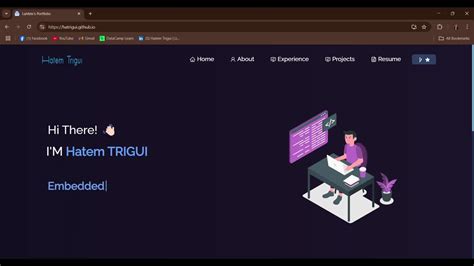Hatem Trigui On Linkedin Portfolio Reactjs Webdevelopment