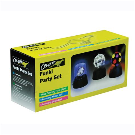 Cheetah Funki Party Set Of Mini Disco Lights At Gear4music