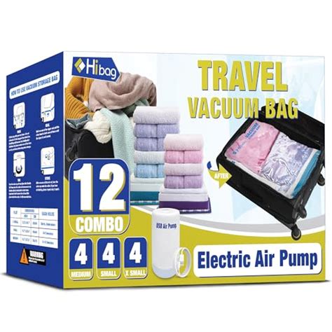 Best Travel Vacuum Bags With Electric Pump For Efficient Packing And
