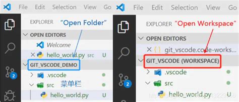 Vscode中的文件夹与工作区的区别
