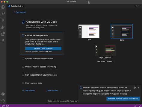 Instalação do Visual Studio Code Windows MacOs