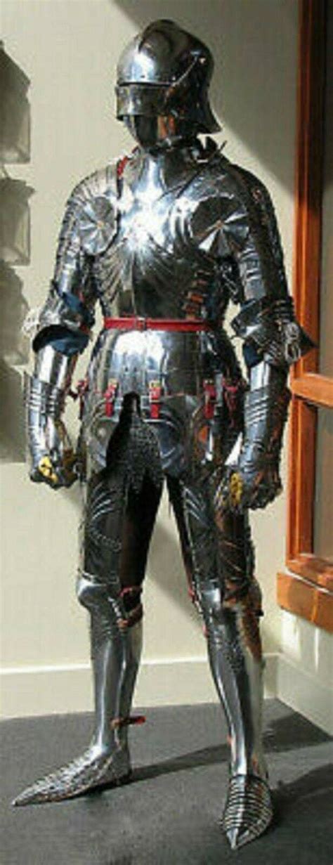 Gothic Black Medieval Armor Suit Battle 15th Century German Wearable