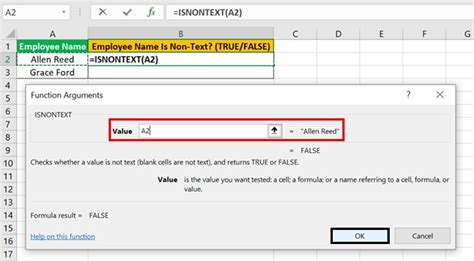 Isnontext Function What Is It Syntax How To Use Examples