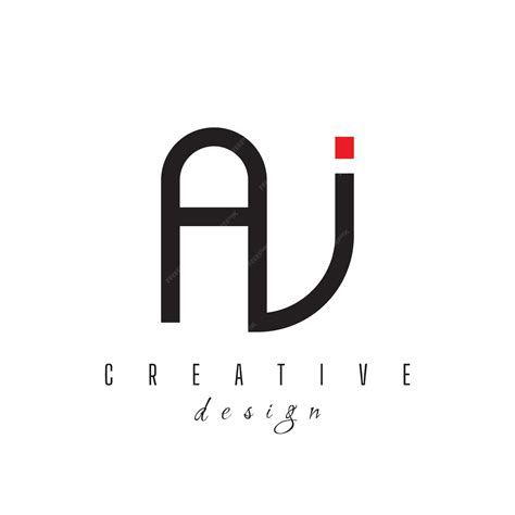 Premium Vector Creative Modern Letter Aj Logo Design Vector Abstract