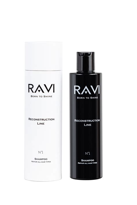 RAVI Born to Shine Restructuring Shampoo (Reconstruction Line n°1), 250 ...