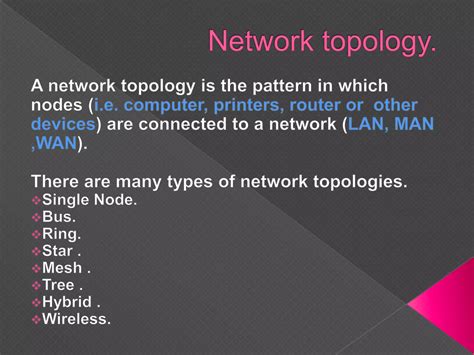 network topology pptx computer networking computing