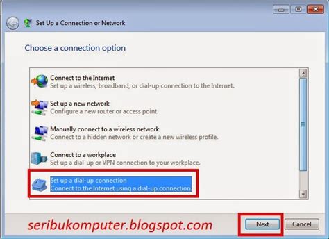 Cara Setting Dial UP Internet Menggunakan HP BelajarKOMPUTER