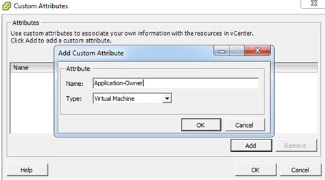 custom attributes vsphere tags