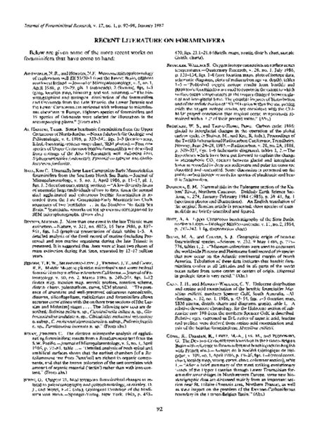 Pdf Automated Analysis Of Foraminifera Fossil Records By Image