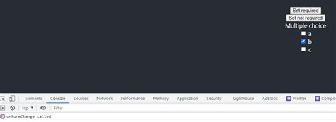 BUG Form S OnChange Not Called After Form S Field Validation Rule Updated From Required To Non