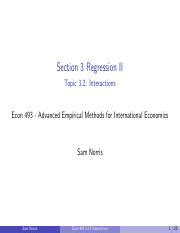 Understanding Interactions in Regression Analysis | Course Hero
