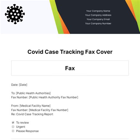 Free Covid Case Tracking Fax Cover Template To Edit Online