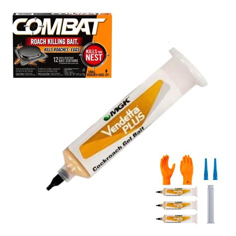 Vendetta Plus 4x30g Cockroach Gel Roach Plus Kill Kit Kills Roaches