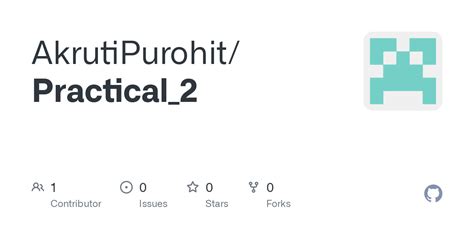GitHub AkrutiPurohit Practical