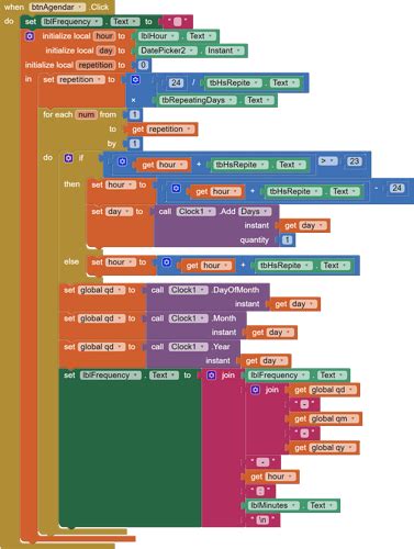 Incrementing Dates Using A Clock In A Loop MIT App Inventor Help MIT App Inventor Community