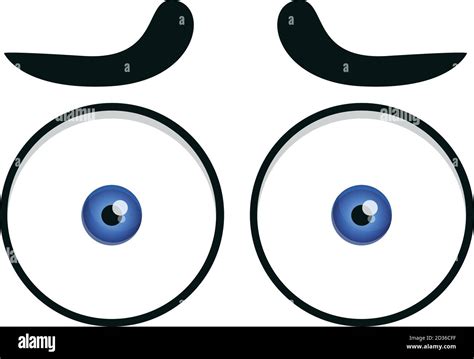 Scared Cartoon Eyes