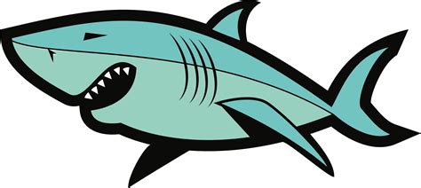 Dxf Clip Art Png Shark Svg File For Cricut Great White Shark Vector