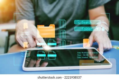 Concept Document Management System Folder Document Stock Photo Shutterstock