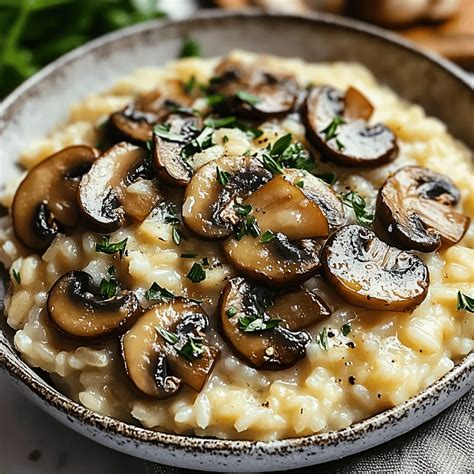 Easy Oven Risotto With Mushrooms Irresistibly Creamy Comfort