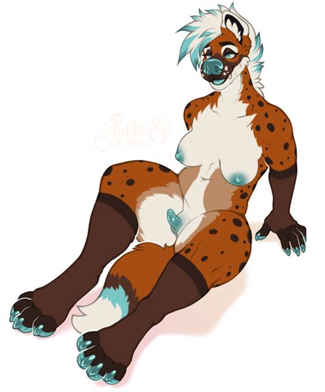 Rule 34 Anthro Black Body Black Fur Black Spots Blue Eyes Blue Hair