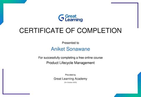 Aniket Sonawane On Linkedin Greatlearningacademy Productlifecyclemanagement