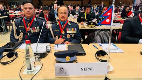Aig Deepak Thapa Returns After Attending Interpols Head Of Ncb