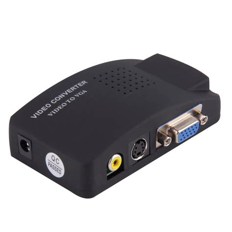 S-video - VGA переходник, конвертер (из S-Video/bnc/rca/тюльпан ...