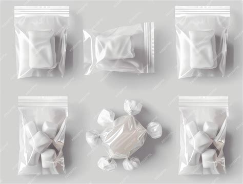 Premium Photo An Illustration Of A Candy Wrapper Package Mockup In 3d