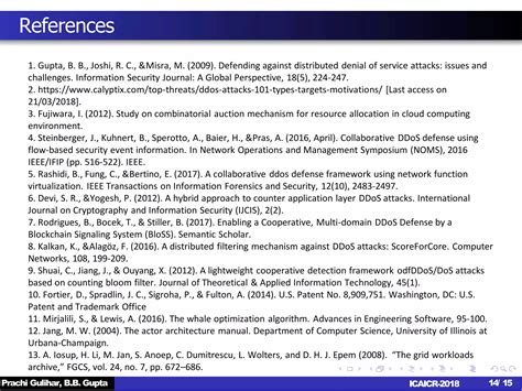 Cooperative Mitigation DDoS PPT