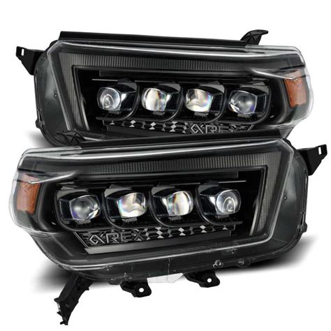 Alpharex 10 13 Toyota 4runner Nova Led Proj Headlights Plank Style