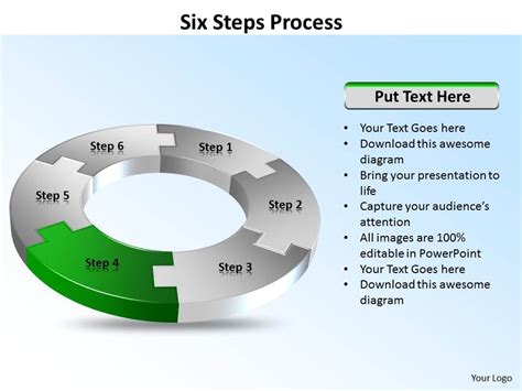Six Steps Process Powerpoint Slides Templates PowerPoint Slides Diagrams Themes For PPT