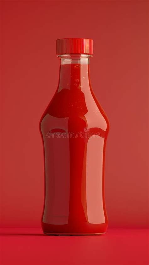 The Classic Shape Of A Hot Sauce Bottle Casts A Playful Shadow On A