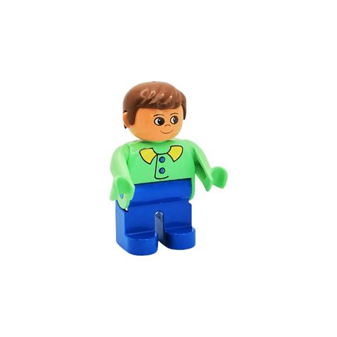 Lego Man With Blue Legs And Medium Green Top Duplo Figure Brick Owl Lego Marketplace