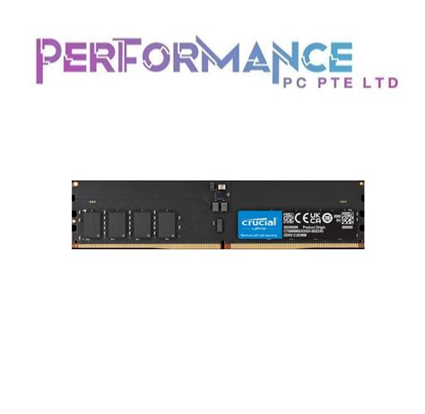 Crucial 16GB 24GB 32GB 64GB DDR5 6400 CUDIMM CSODIMM SINGLE KIT LIMITED LIFETIME WARRANTY