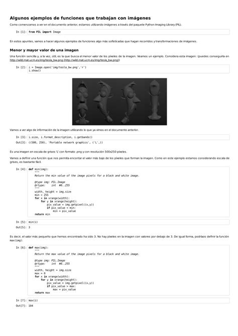 Pdf De Programación Algunos Ejemplos De Funciones Que Trabajan Con