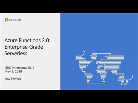 Ndc Conferences Talk Azure Functions 20 Enterprise Grade Serverless