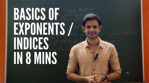 Basics Of Exponents Indices Cbse Icse Class 9 Cbse Icse