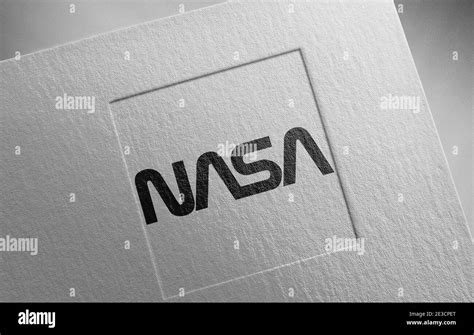 Black And White Nasa Logo 1958
