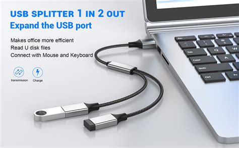 Mogood Usb Splitter Kabel Usb Y Splitter Adapter Dual Usb 20 Netzkabe
