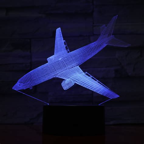 Plane 3d Optical Illusion Led Lamp Hologram The 3d Lamp®
