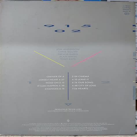 Yes 90125 Lp Plak