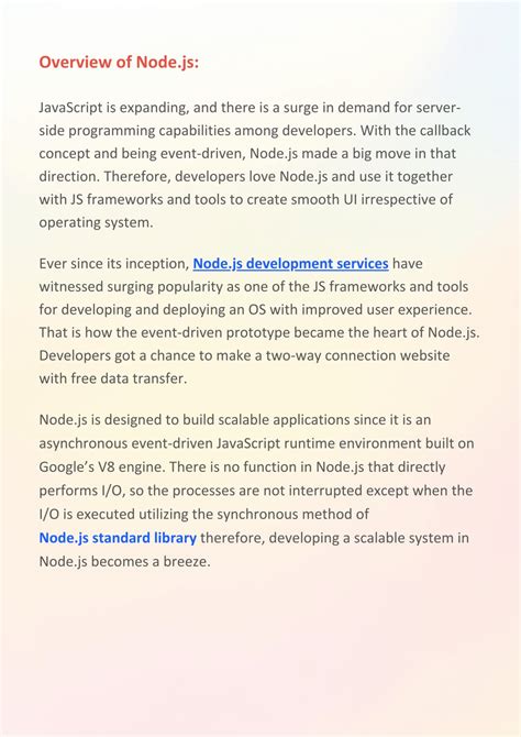PPT Node Js Analyzing Usage Statistics And Future Trends Beyond 2024 PowerPoint Presentation