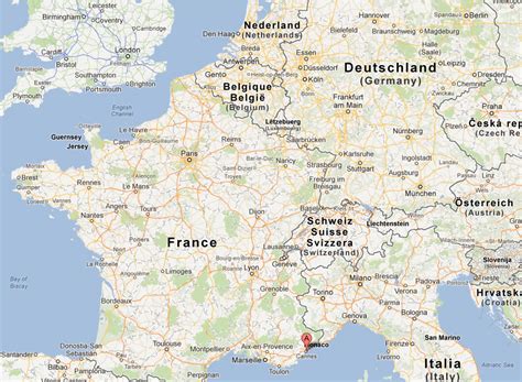 Cannes Map France
