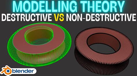 Modelling Theory Destructive Vs Non Destructive In Blender Youtube