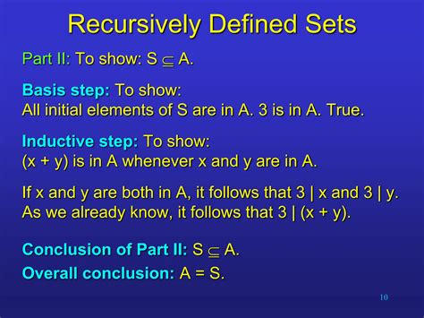 Recursive Definitions In Discrete Mathmatcs Pptx