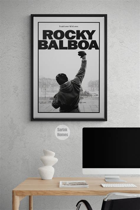 Rocky Balboa Movie Canvas Poster Rocky Balboa Motivational Canvas Art