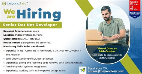 Ankita Pathak On Linkedin Saturdaydrive Seniordotnetdeveloper Virtualdrivedate Skillsset