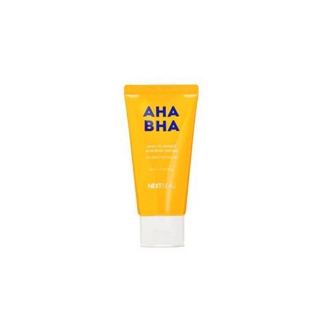 Крем с AHA/BHA кислотами для проблемной кожи NEXTBEAU Wish Planner AHA ...